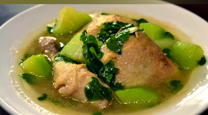 MANOK SA TANGLAD AT MALUNGGAY ~ Native Free Filipino Food Recipes