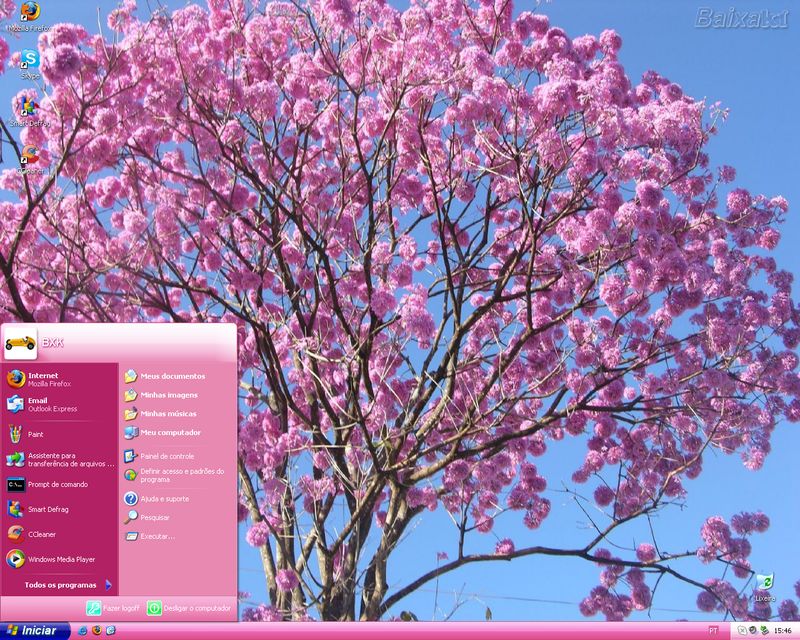 Closet da Aline: Temas Rosa Windows... Muito Fofo