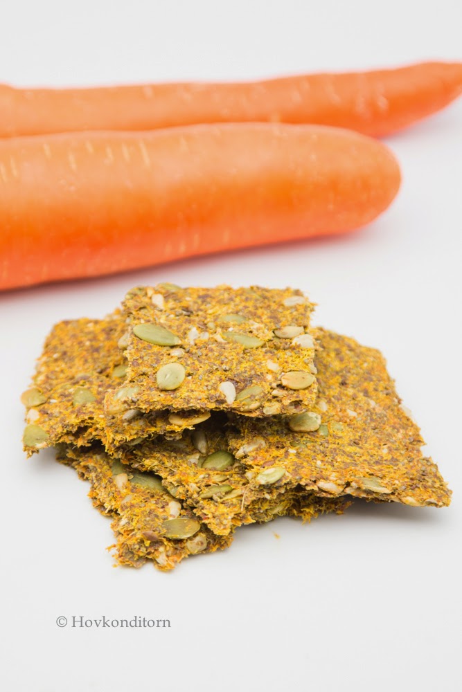 Carrot Pulp Crackers