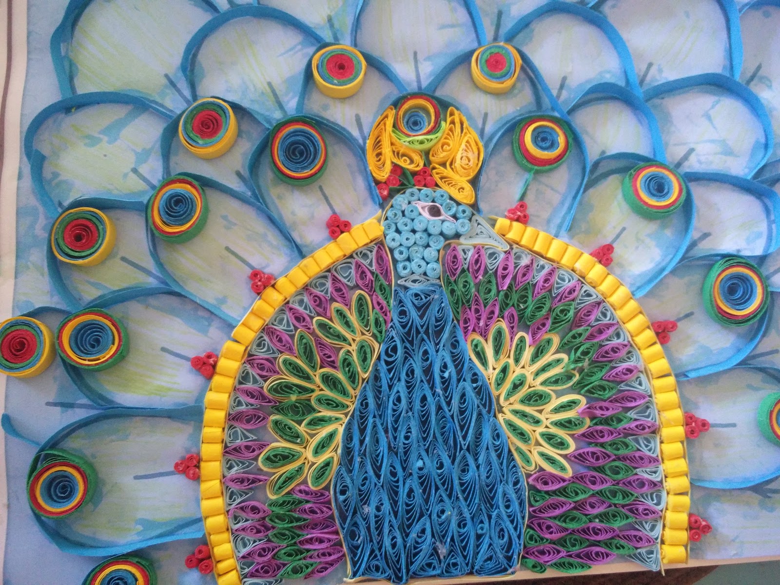 Anu's paper craft : my splendid peacock