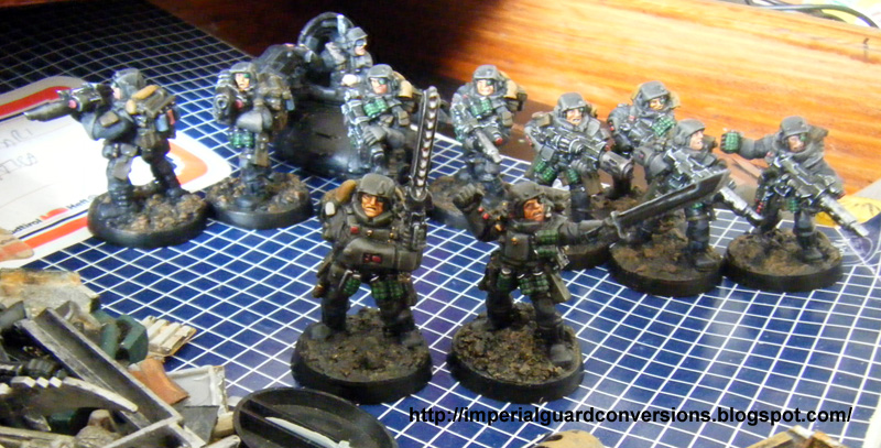 Imperial Guard Hobby: Stormtroopers conversion 5: other six troopers ...