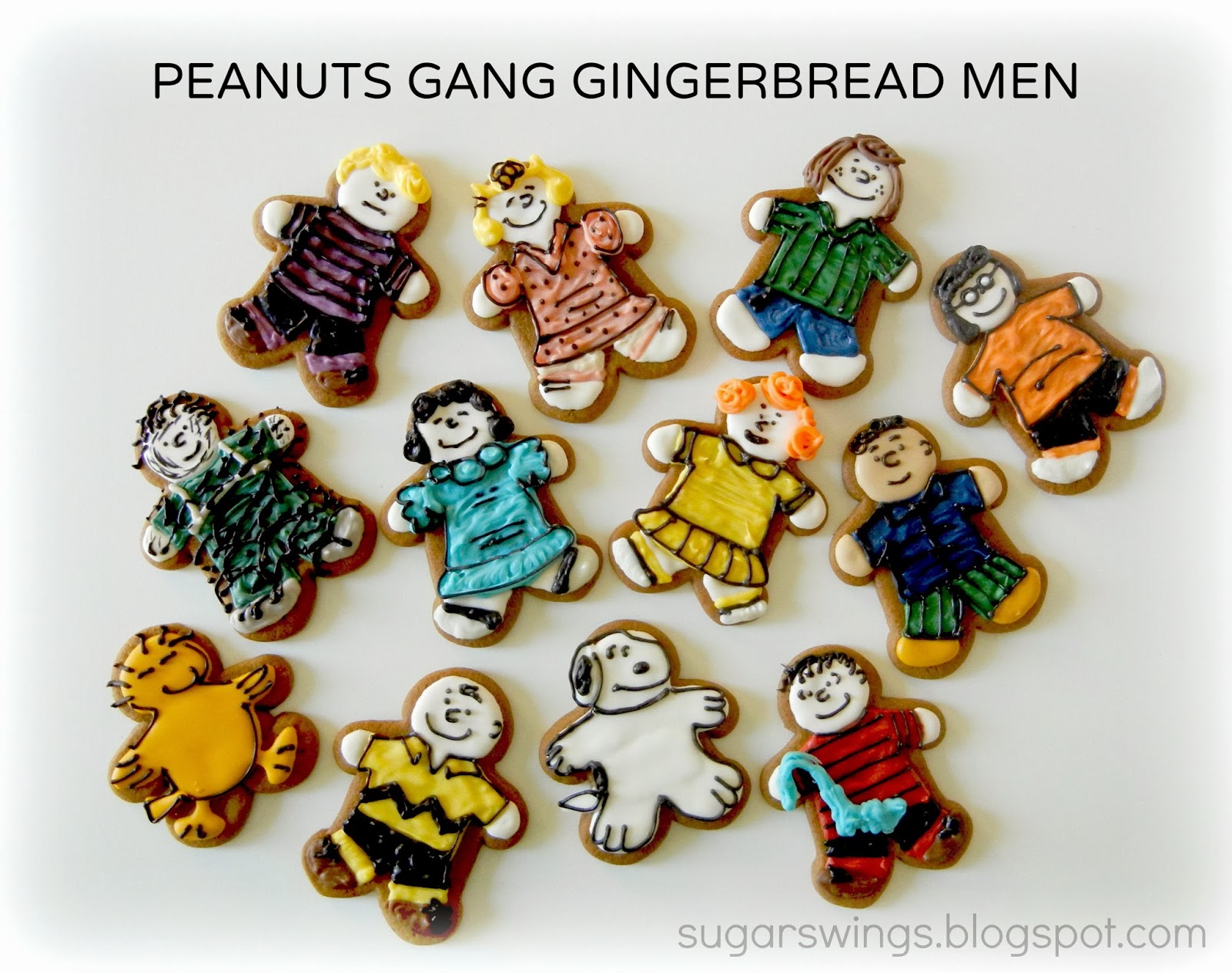 Sugar Swings! Serve Some: Peanuts Gang Gingerbread Men - Gingerbread ...