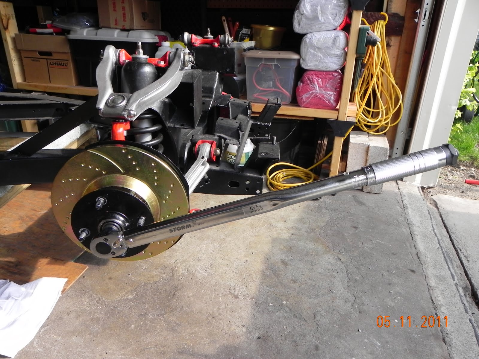 Tripp's TR6: Front Brake Rotors, Wheel Hubs, and Jack Drews Axle Upgrade