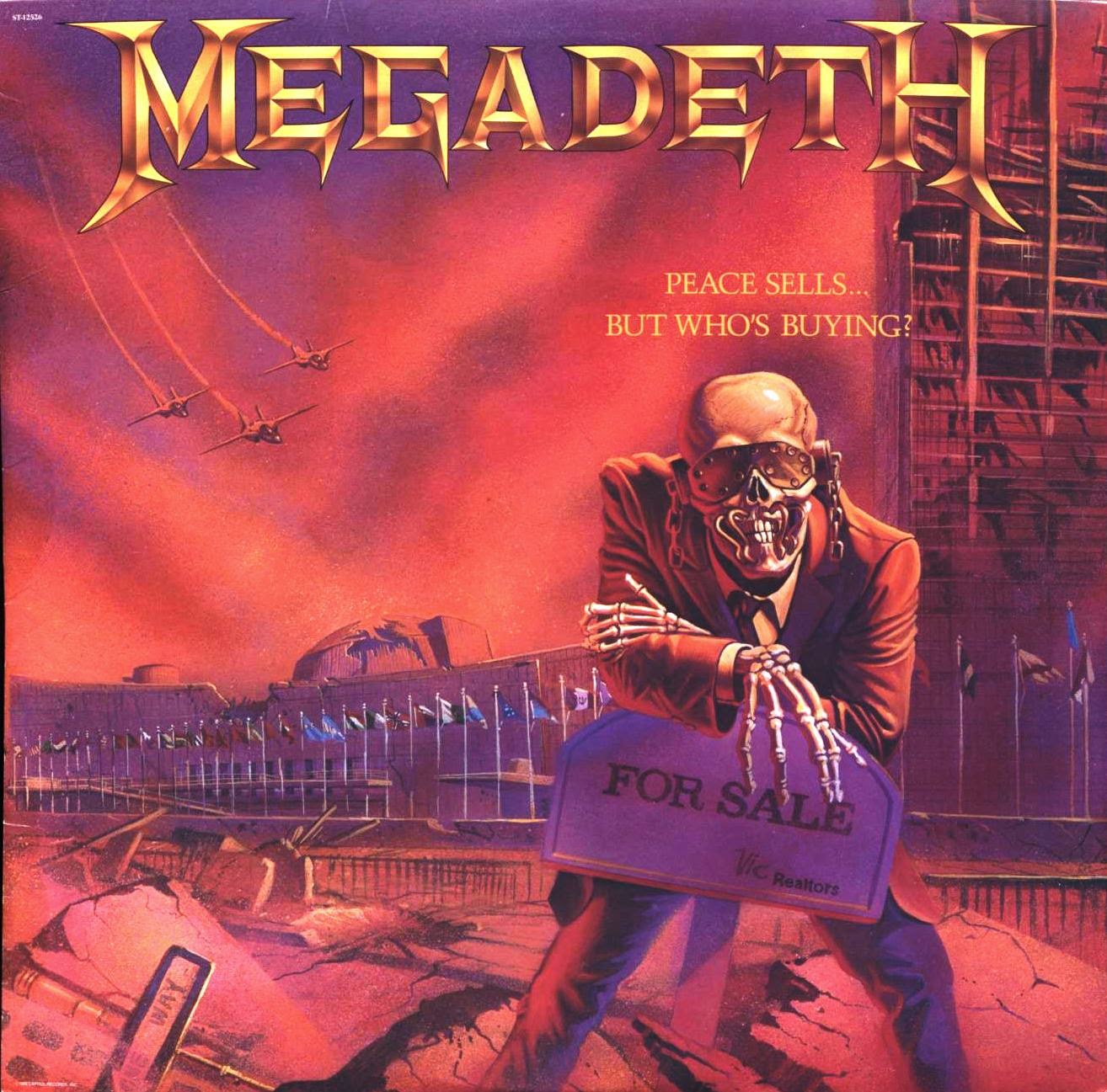 Boneyard Metal 80s Metal Megadeth Usa Peace Sellsbut Whos Buying 1986 First Press