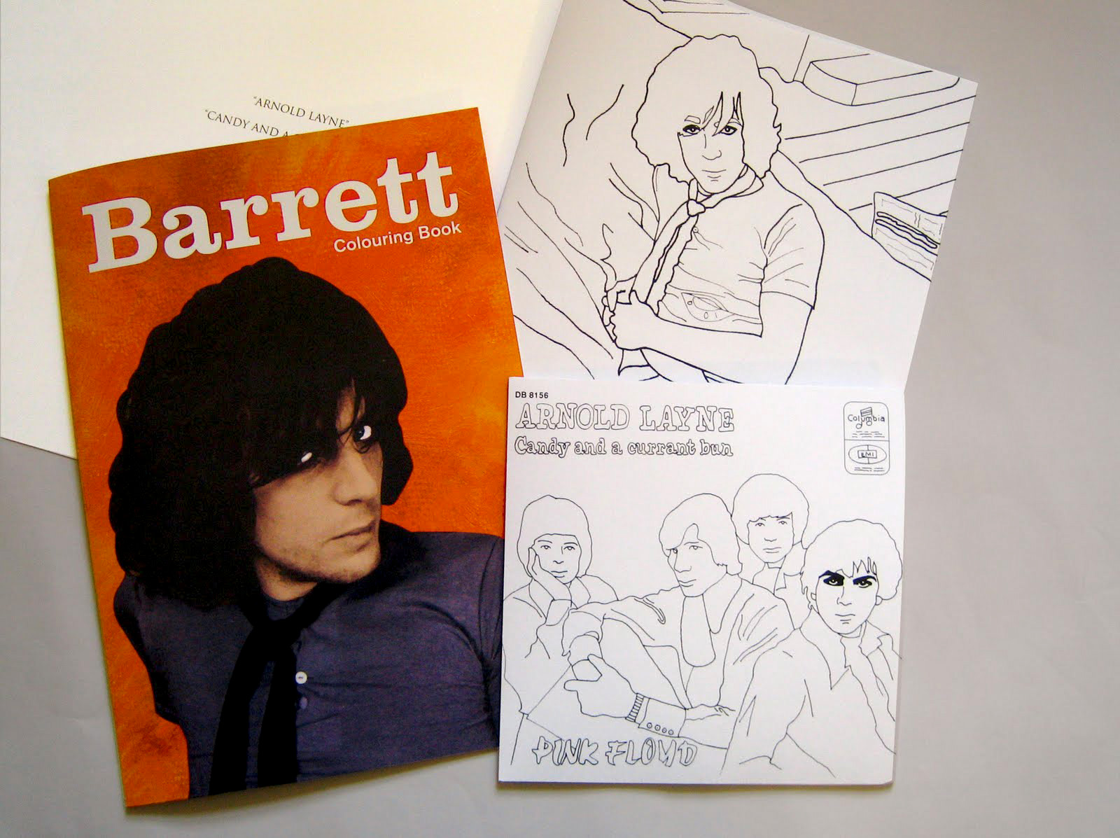 Piper Gates Design: Syd Barrett Colouring Book