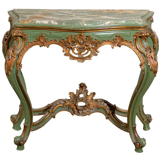 Eye For Design: Decorating French Style With Louis XV Console Tables