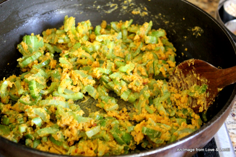Love & Lentil: Podalangai (Snakegourd) Besan Curry