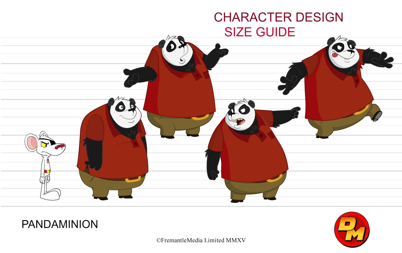 shane cooney: DANGER MOUSE CHARACTER DESIGN