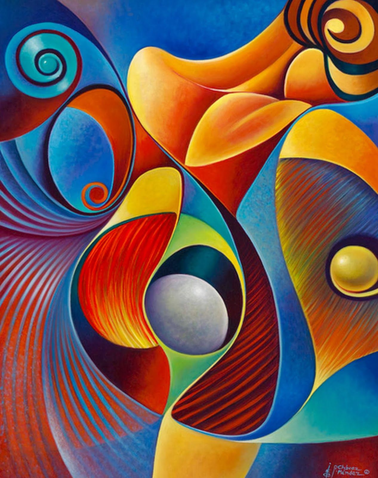 El arte de la pintura: Pinturas abstractas