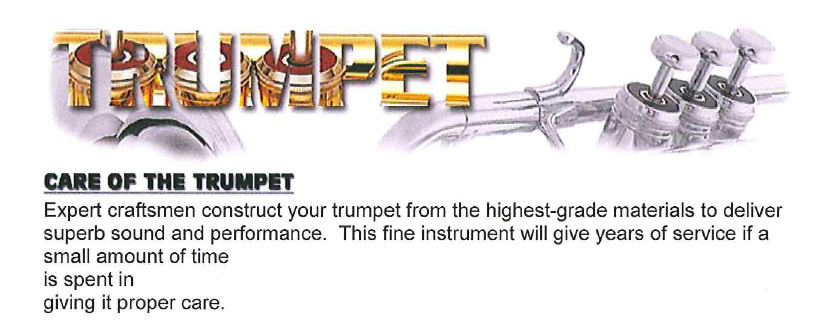 More Binder Stuff - Trumpet (freebies)