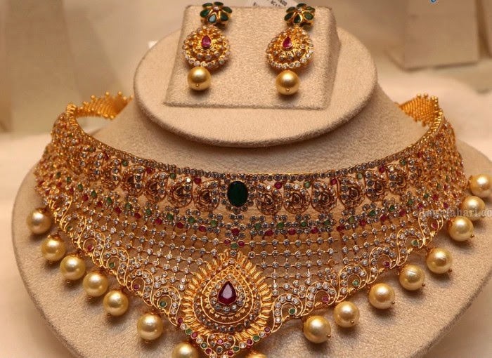 Latest Uncut Diamond Sets 2015 - Jewellery Designs