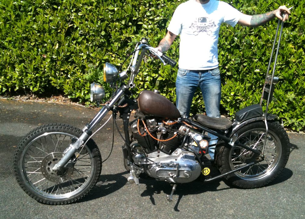 Greasy Kulture: Righteous Sportster chopper for sale
