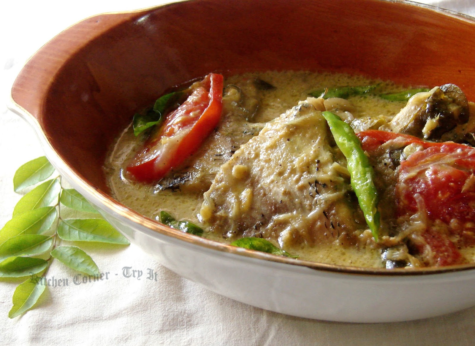 Karimeen Molly-Pearl Spot Fish Coconut Milk Stew