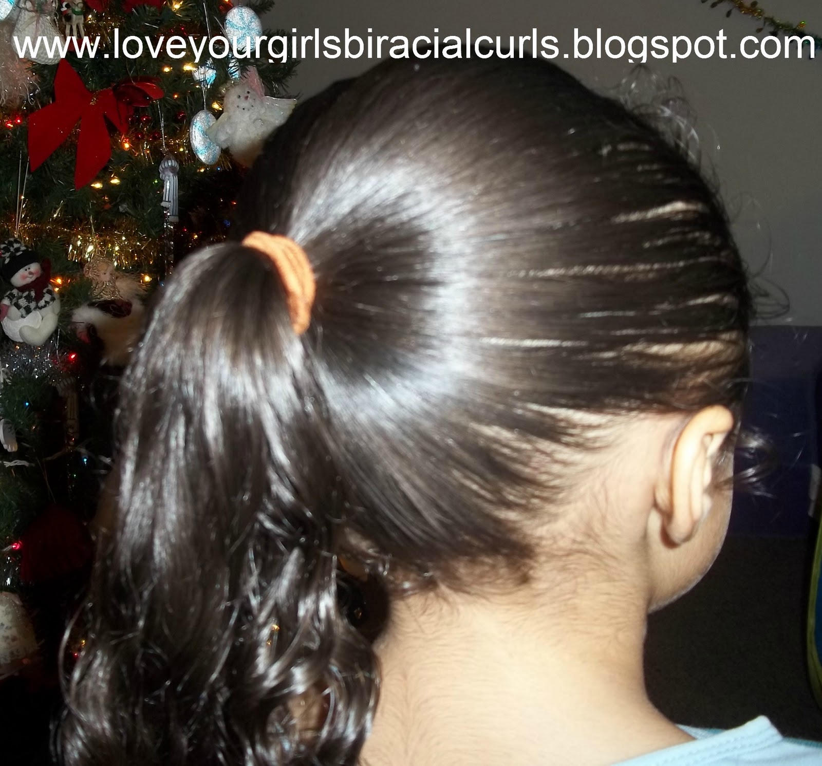 Love Your Girls Biracial Curls: Reindeer Christmas Hair Style and Sock ...