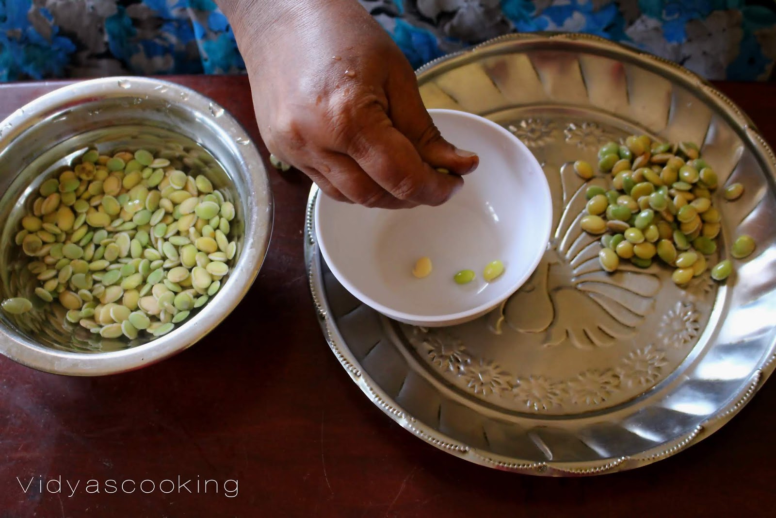 Basics of Indian Cooking: Shell and Hull Hyacinth / Lima / Broad Beans ...
