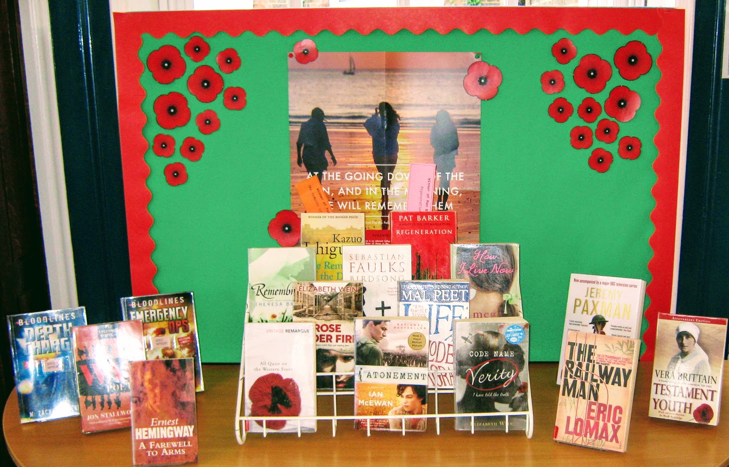 Ravensbourne School libraries : Remembrance Day
