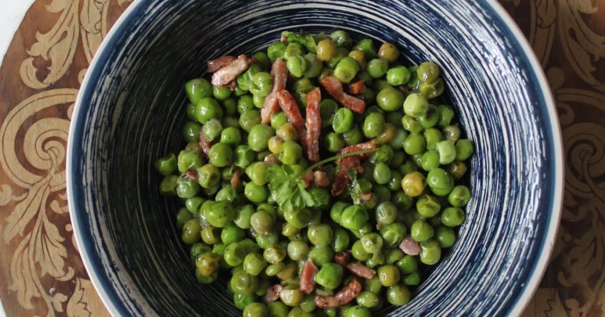 Doperwten zijn koud ook erg lekker!