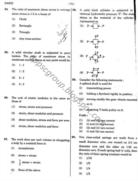 2012 Civil Engineering: AEE Civil / Mechanical Common Previous ...