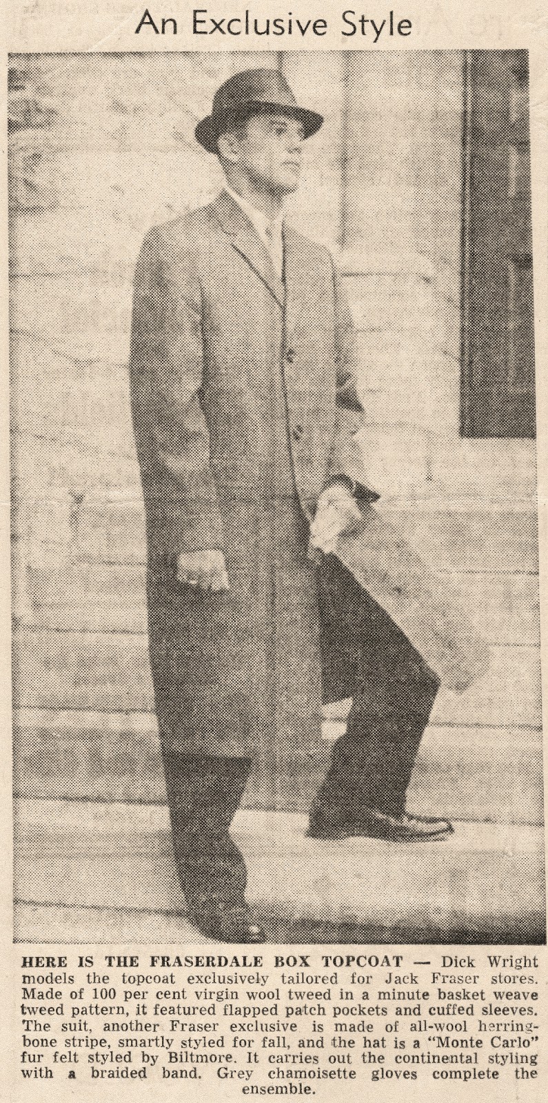 Remembering Jack Fraser Sr.: CLOTHING CHAIN BUILT ON VALUE FOR MAN ON ...