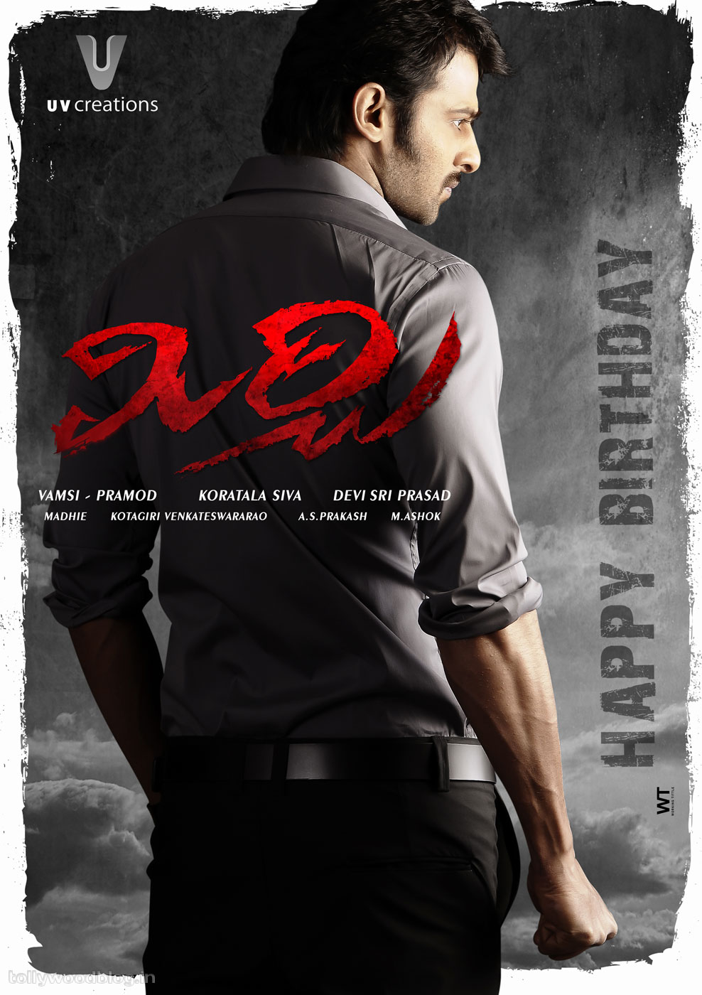 Prabhas Mirchi First Look Wallpapers