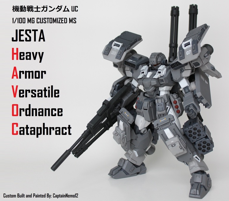 GUNDAM GUY: MG 1/100 Jesta HAVOC - Customized Build