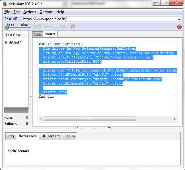 Selenium-VBA | Automation Home