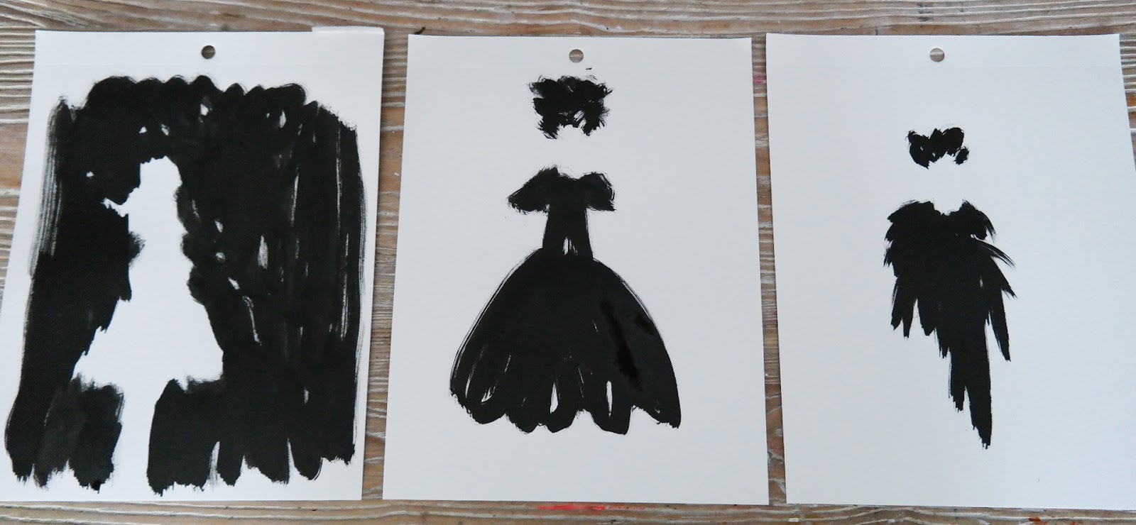 Artful Play: Ink Figures