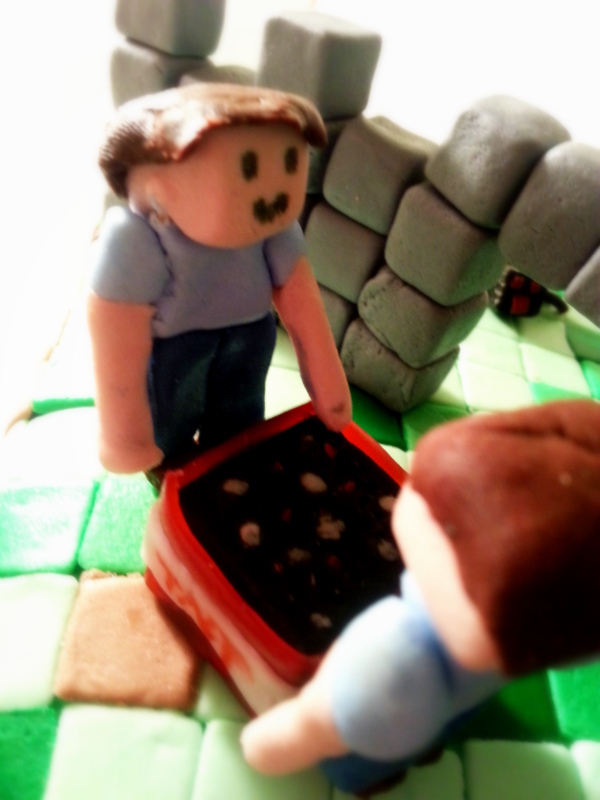 Katrine ~ think pink: Minecraft Cake