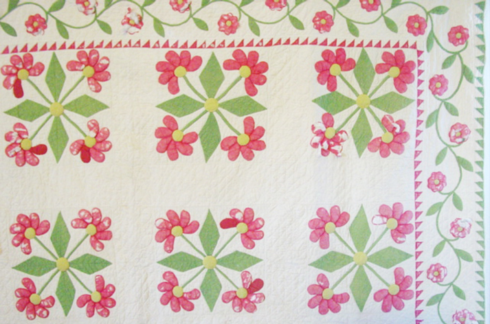 Cloud of Quilt Patterns: Mexican Rose