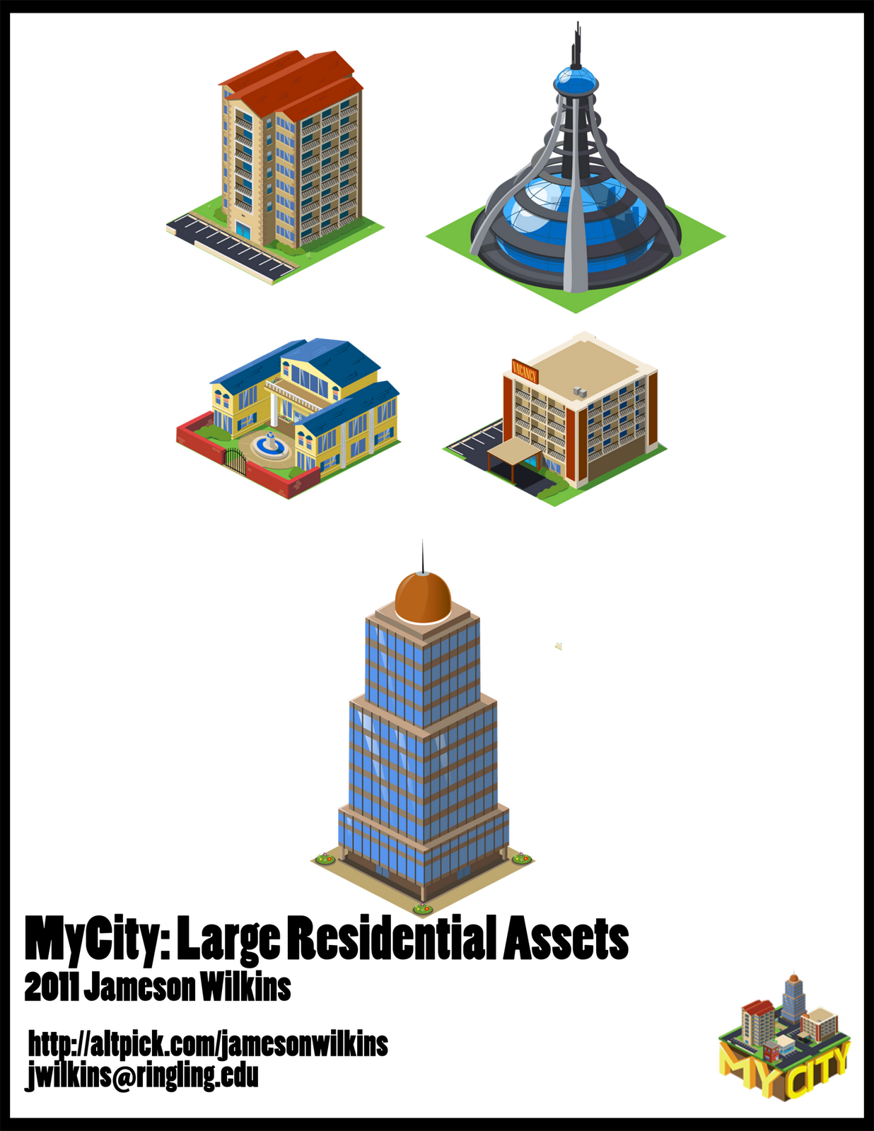 Jameson Wilkins: Isometric Buildings