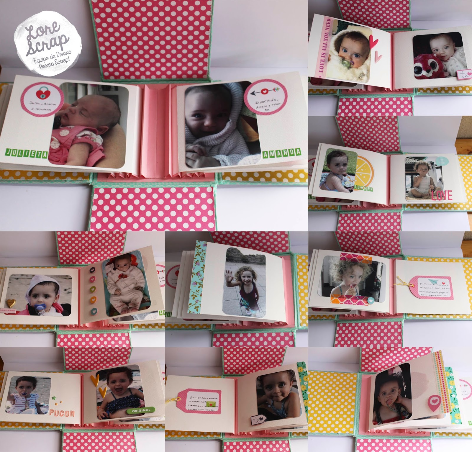 Piensa Scrap: RETO MAYO! Explosion Box Mini Álbum!!