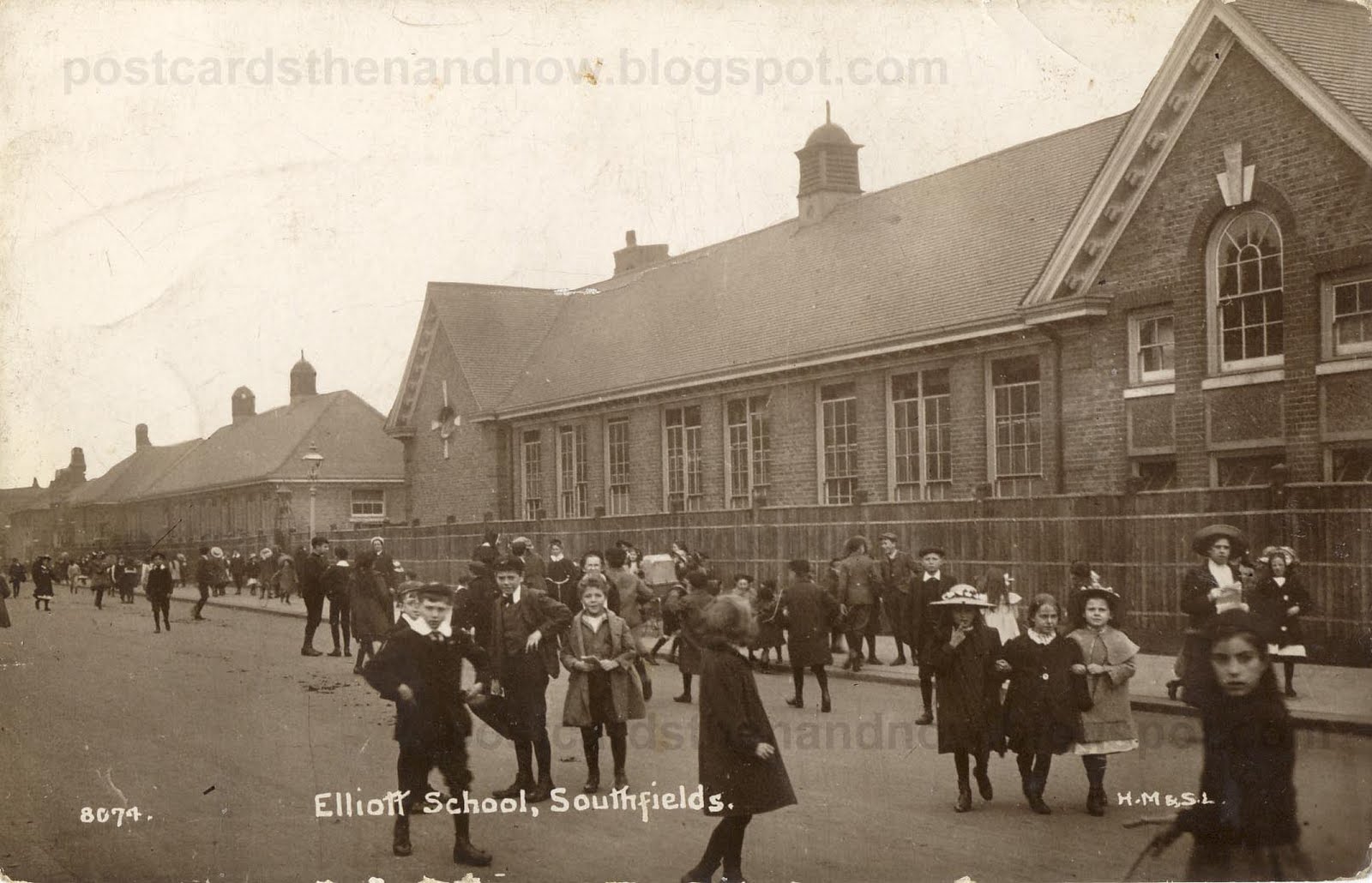 Postcards Then and Now: Southfields, South West London, Elliott School ...