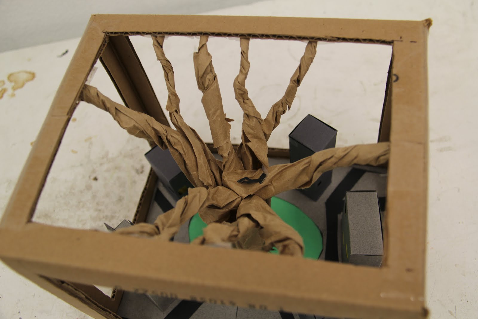 3D Design Art 117 Spring 2012: Project #1 Paper /Cardboard Sculpture