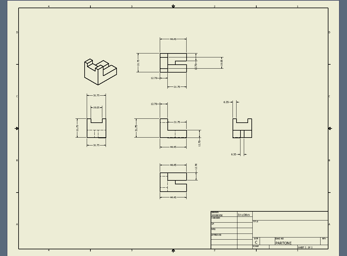 Meera's Design Portfolio: Inventor 7.1 Project Reflection Post