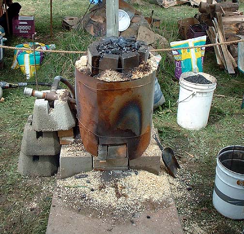 Hammered Out Bits: Demonstration IRON SMELT : June 11