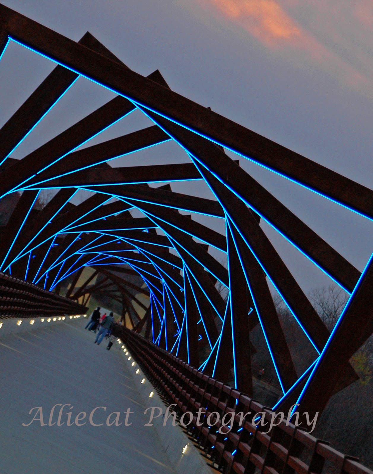 AllieCat Photography: High Trestle Trail Bridge at Night