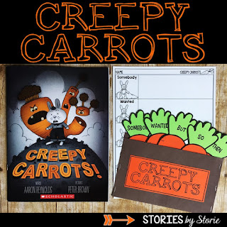Creepy Carrots - A Free Craft to Help Students Retell the Story