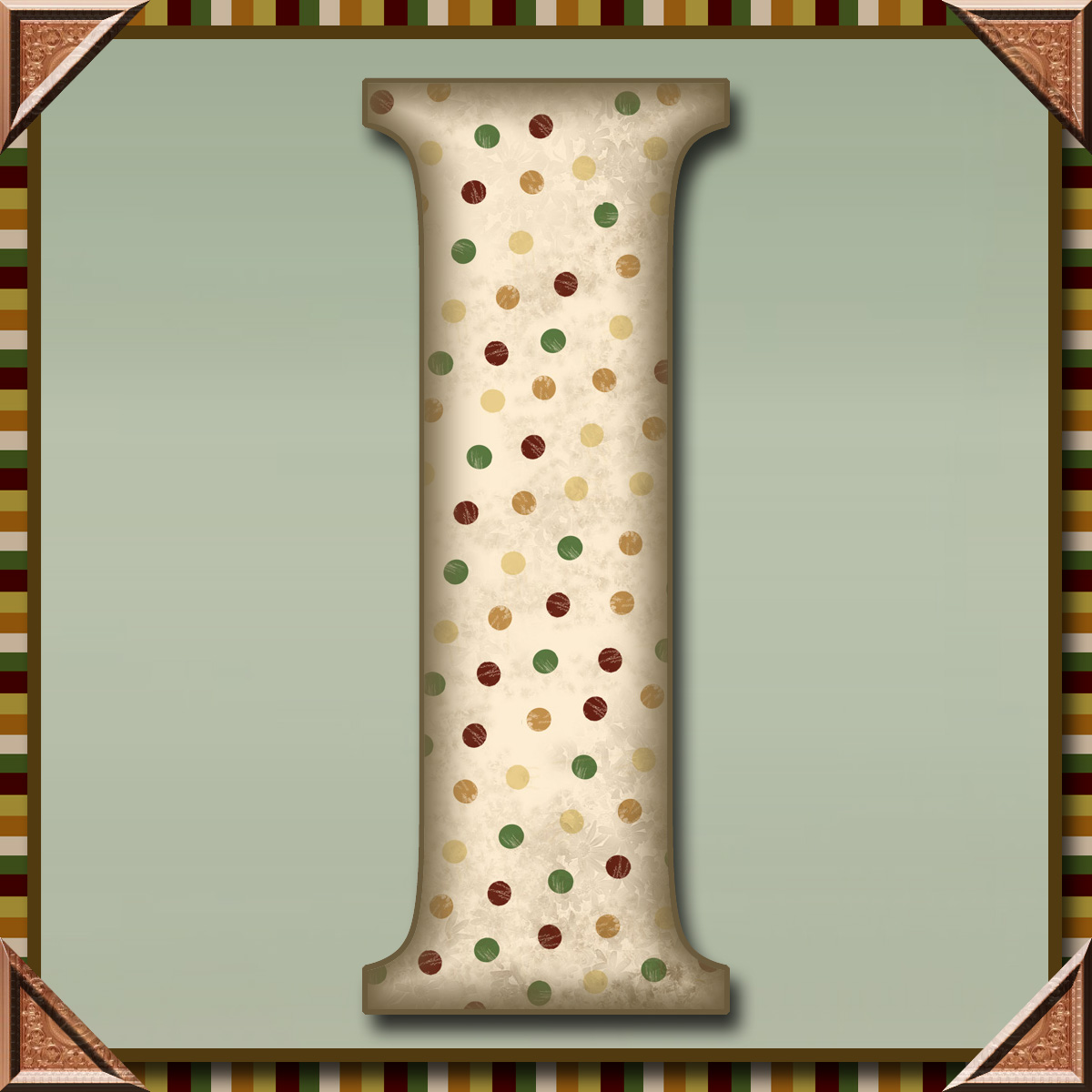 GRANNY ENCHANTED'S BLOG: Free Aged Tan Dots Digi Scrapbook Alphabet