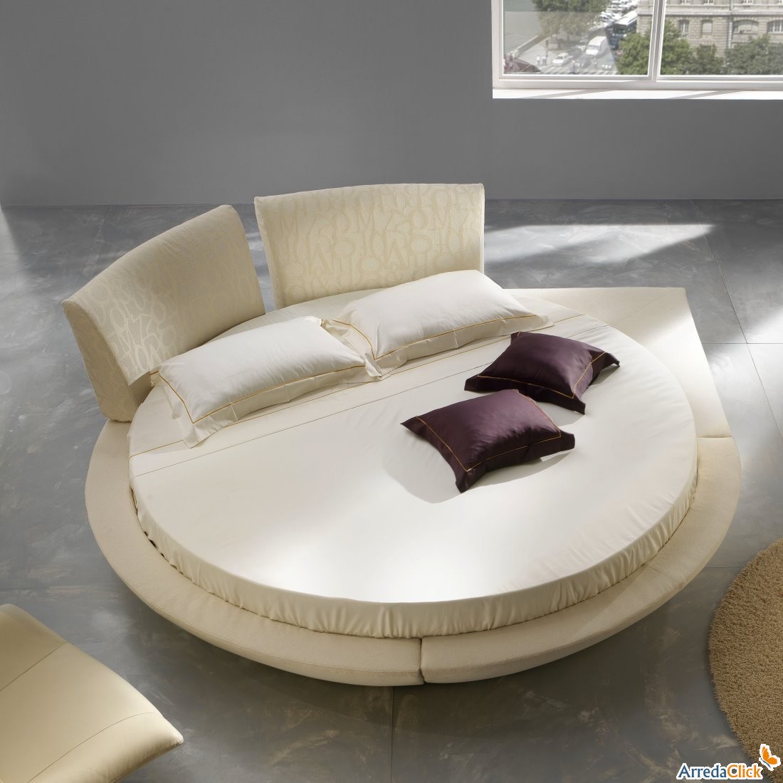 ArredaClick - Mobilier Italien: Lits Ronds Design: Carisme et Formes ...