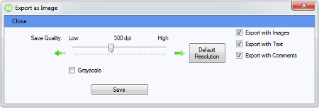 BCC » Tutorials : Export as Image or PDF