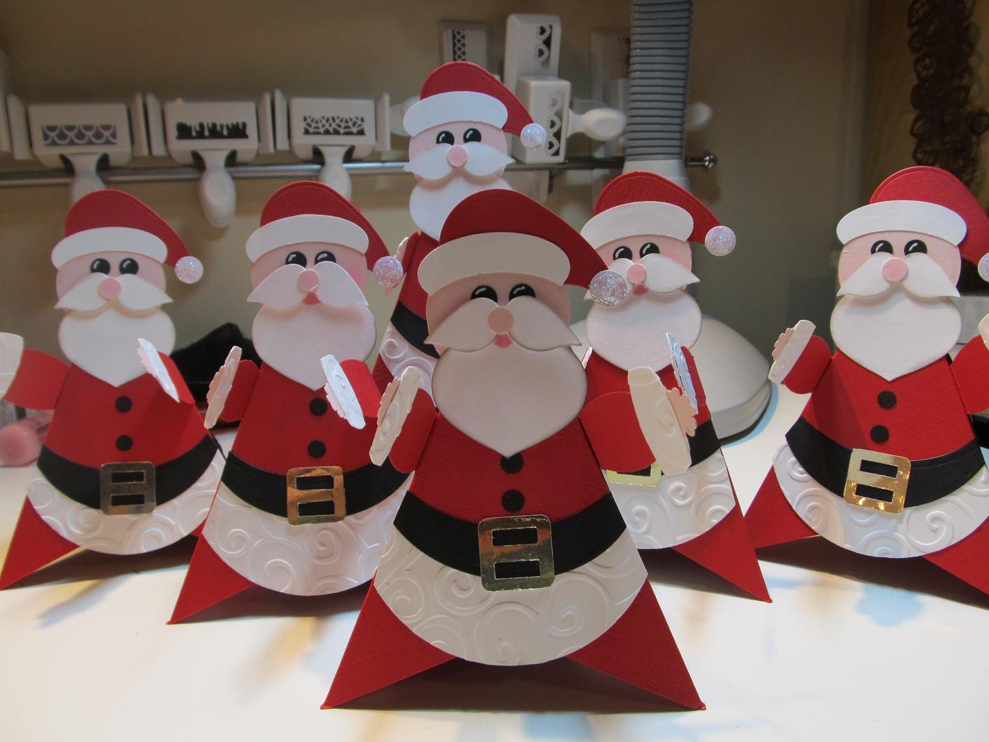 Calla Lily Studio Blog: Santa Pyramid Cards