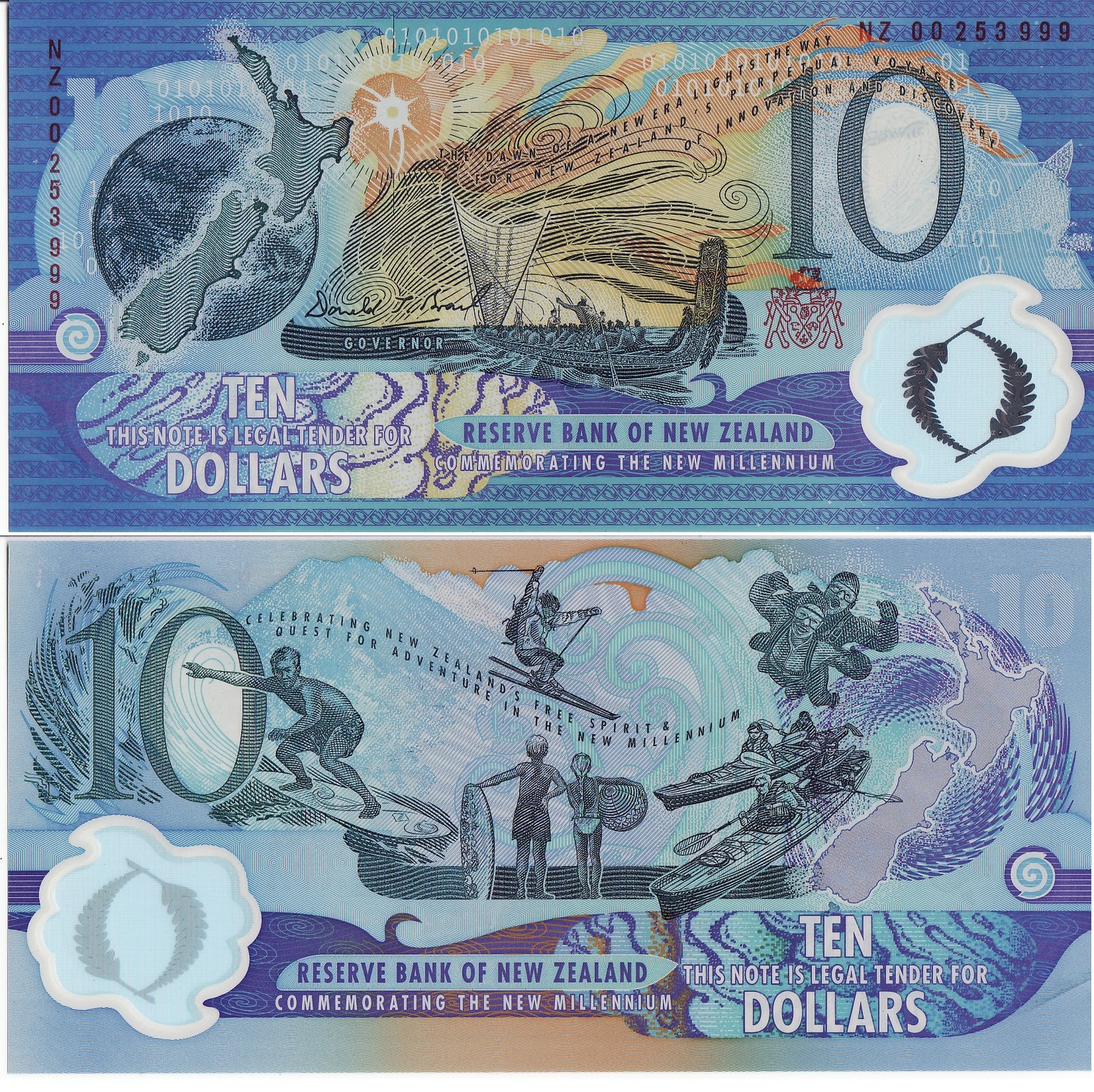 Randhawa's Bank Notes And Collectibles: New Zealand Melenium ...