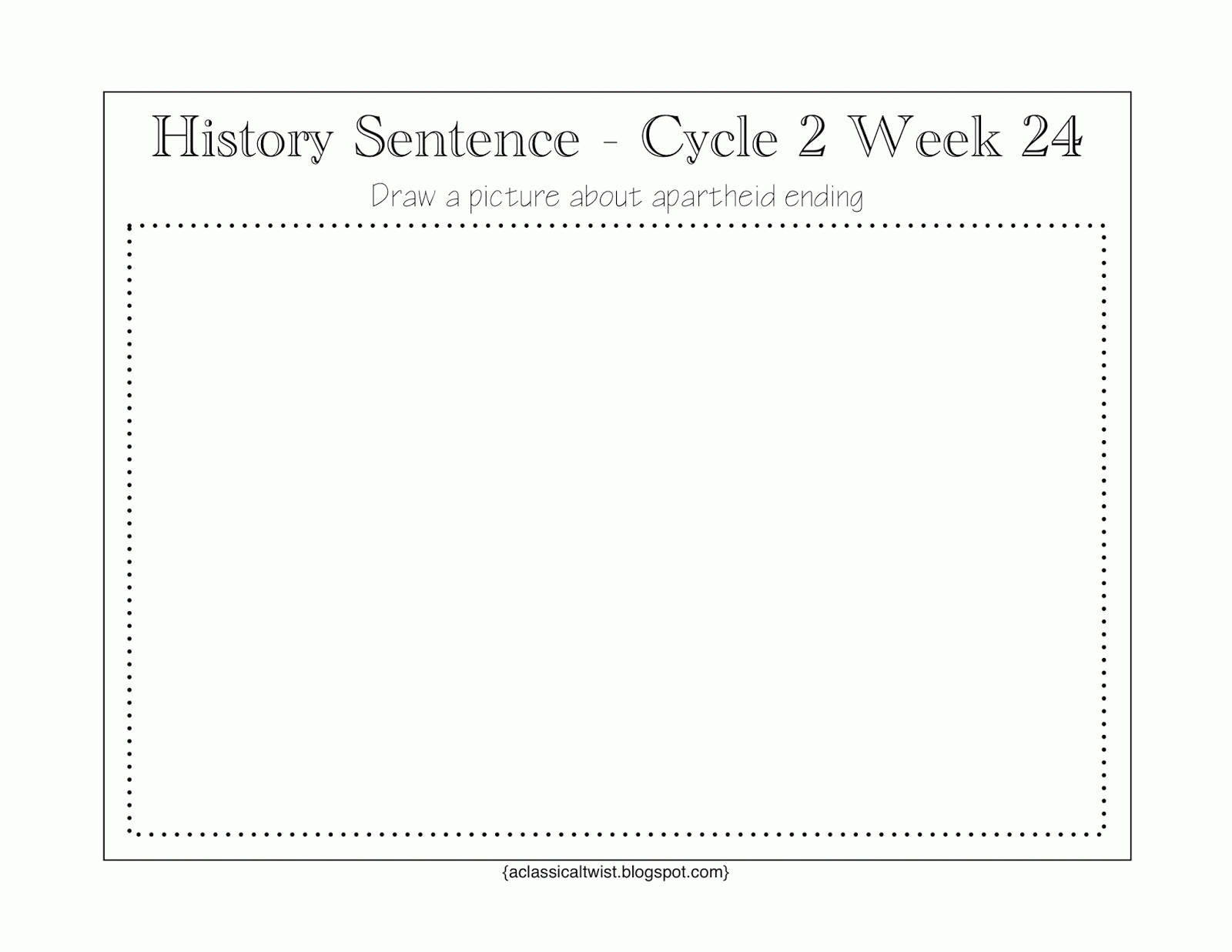 Homeschooling with a Classical Twist: Cycle 2, Week 24 {History ...
