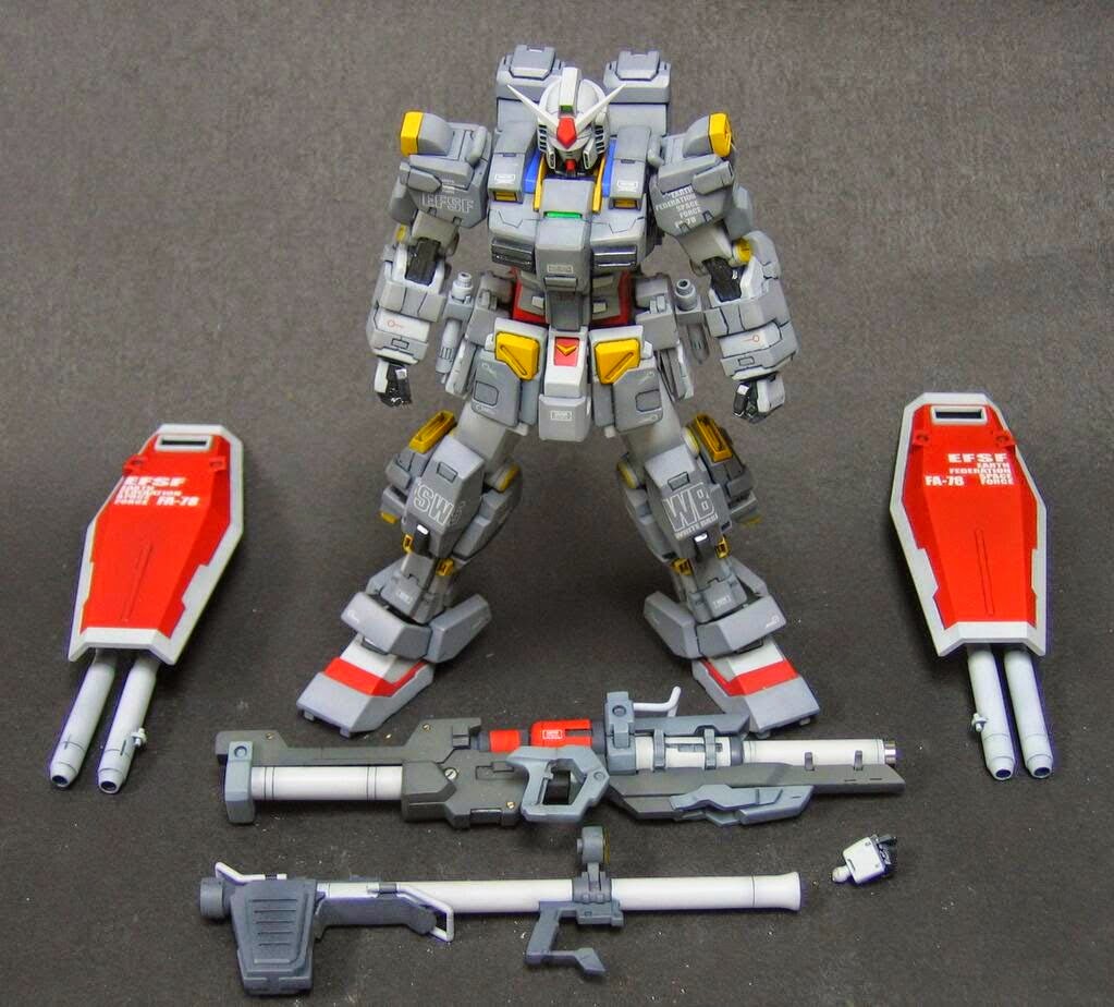 Gundam Family: RX-78 Full Weapons Gundam Custom Build
