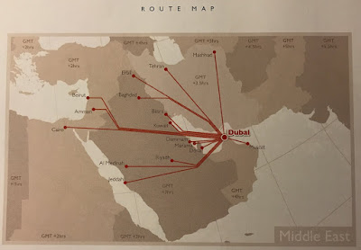 The Timetablist: Emirates Route Map, August 2016: The Middle East