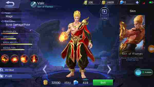 dimasindrakirana: Guide Valir Mobile Legend, Build, Skill, Ability Yang ...