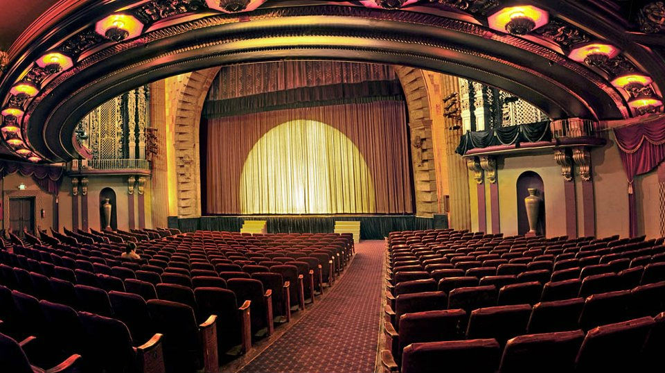 Los Angeles Theatres: Million Dollar Theatre: recent auditorium views