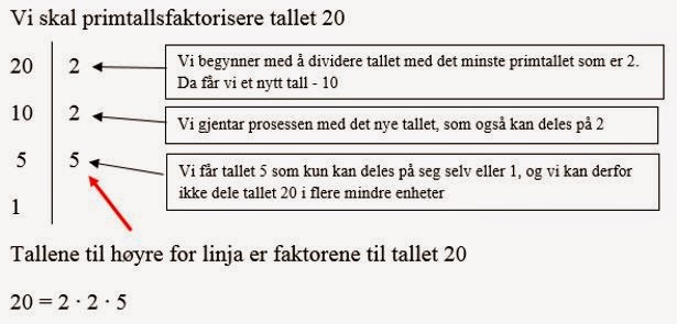 Matematikkens Verden: Primtallsfaktorisering
