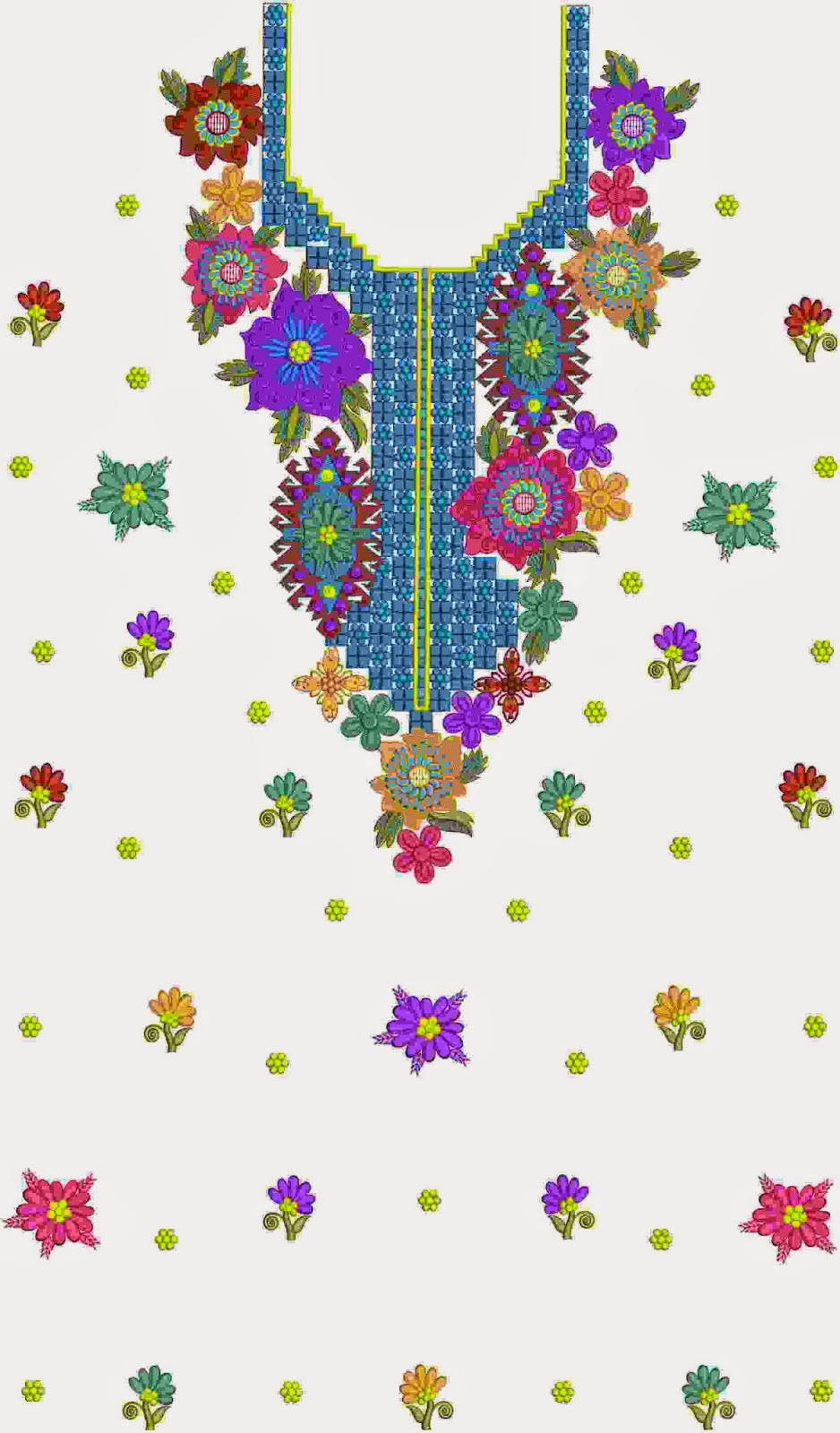 EmbDesignTube: Stylish Women Wear Kurti Designs With Neck