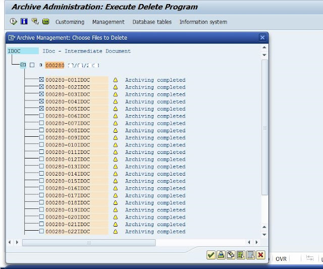 SAP BASIS support - issues & solutions: SAP-Archiving IDOCS in SAP